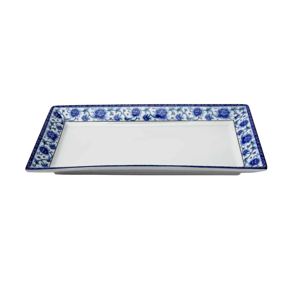 Blue Shell Ceramics Rectangular Plate, 25.5cm/10inch (C884 SERIES ...