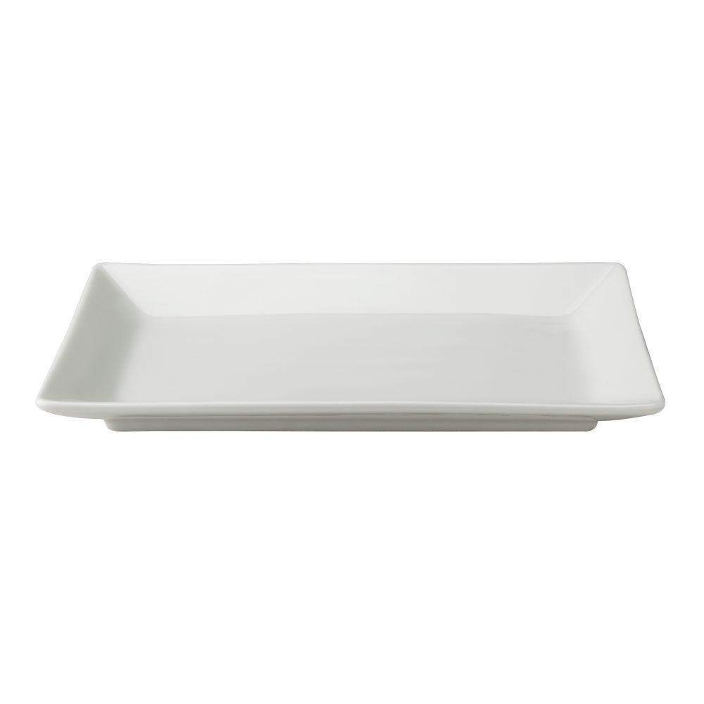 Porcelain Rectangular Plate 30.5 x 15cm/ 12 x 6inch - Sunnex Products Ltd.