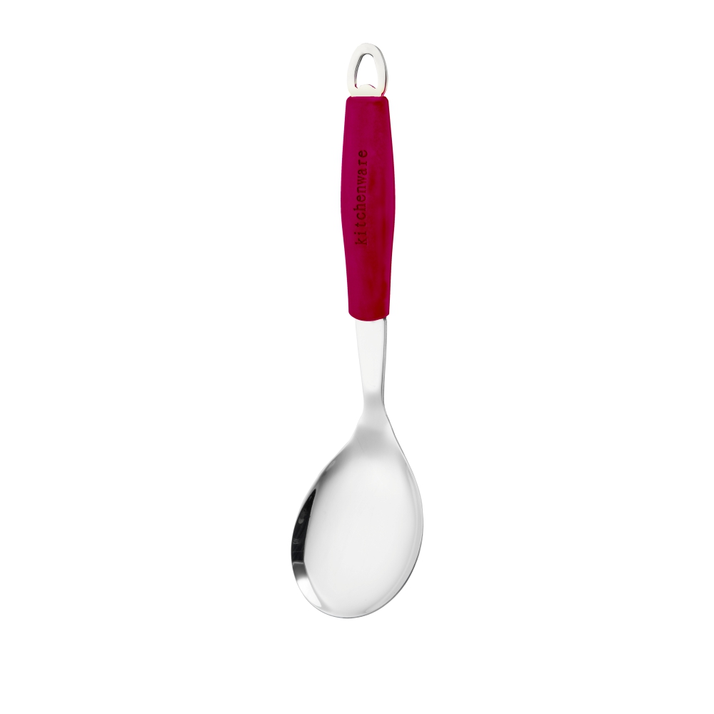 Stainless Steel Rice Spoon with Red Silicone Handle - Sunnex Products Ltd.